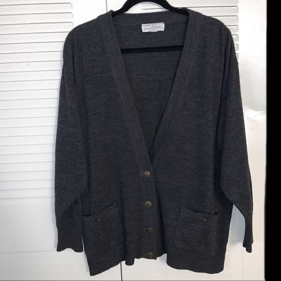 Designers Originals | Sweaters | Cardigan Sweater Dark Grey Designer ...